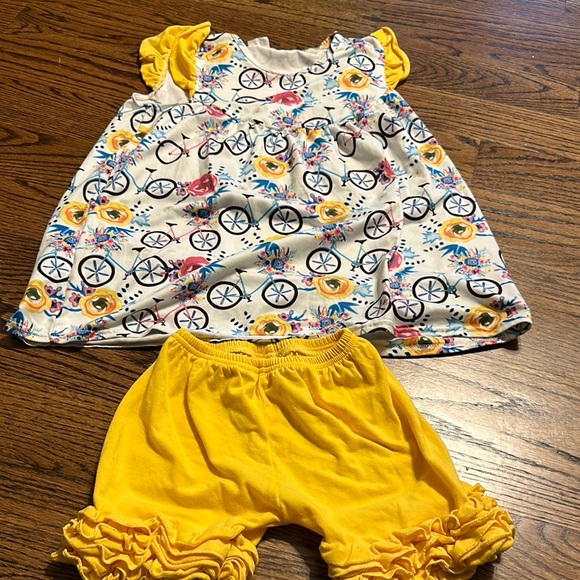 Matching Sets | Floral And Yellow Kids Dress Set | Poshmark